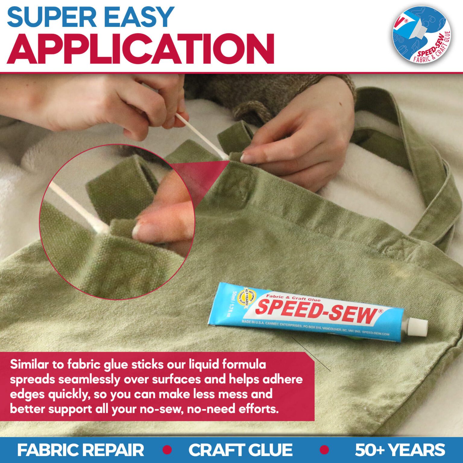 Speed-Sew - Speed-Sew Premium Fabric Glue