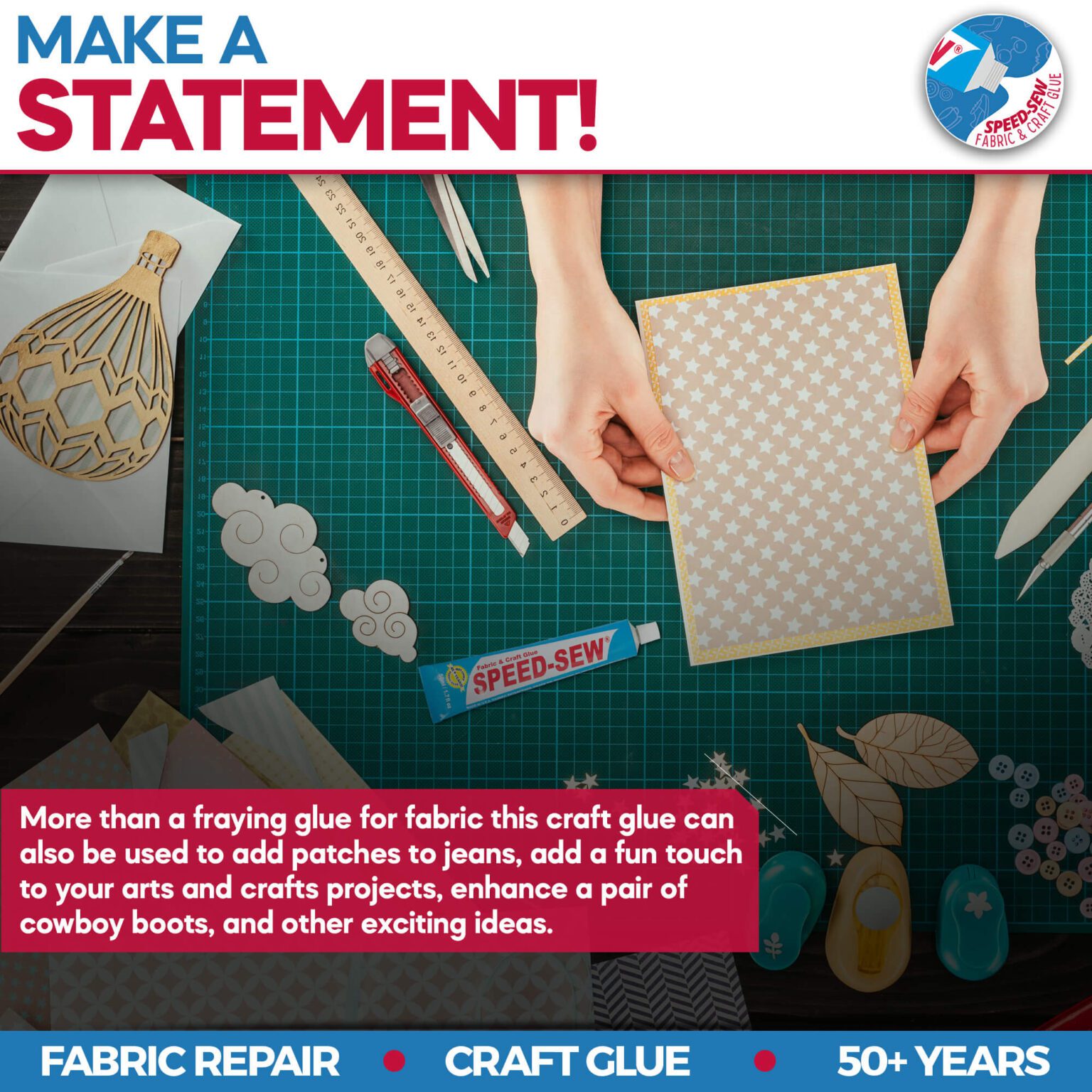 Speed-Sew - Speed-Sew Premium Fabric Glue