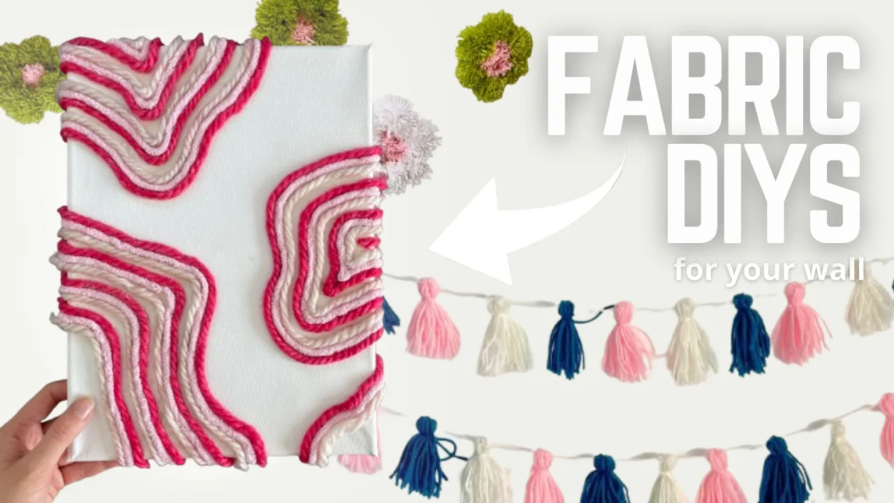 Pinterest Inspired Wall Decor - Speed-Sew Premium Fabric Glue