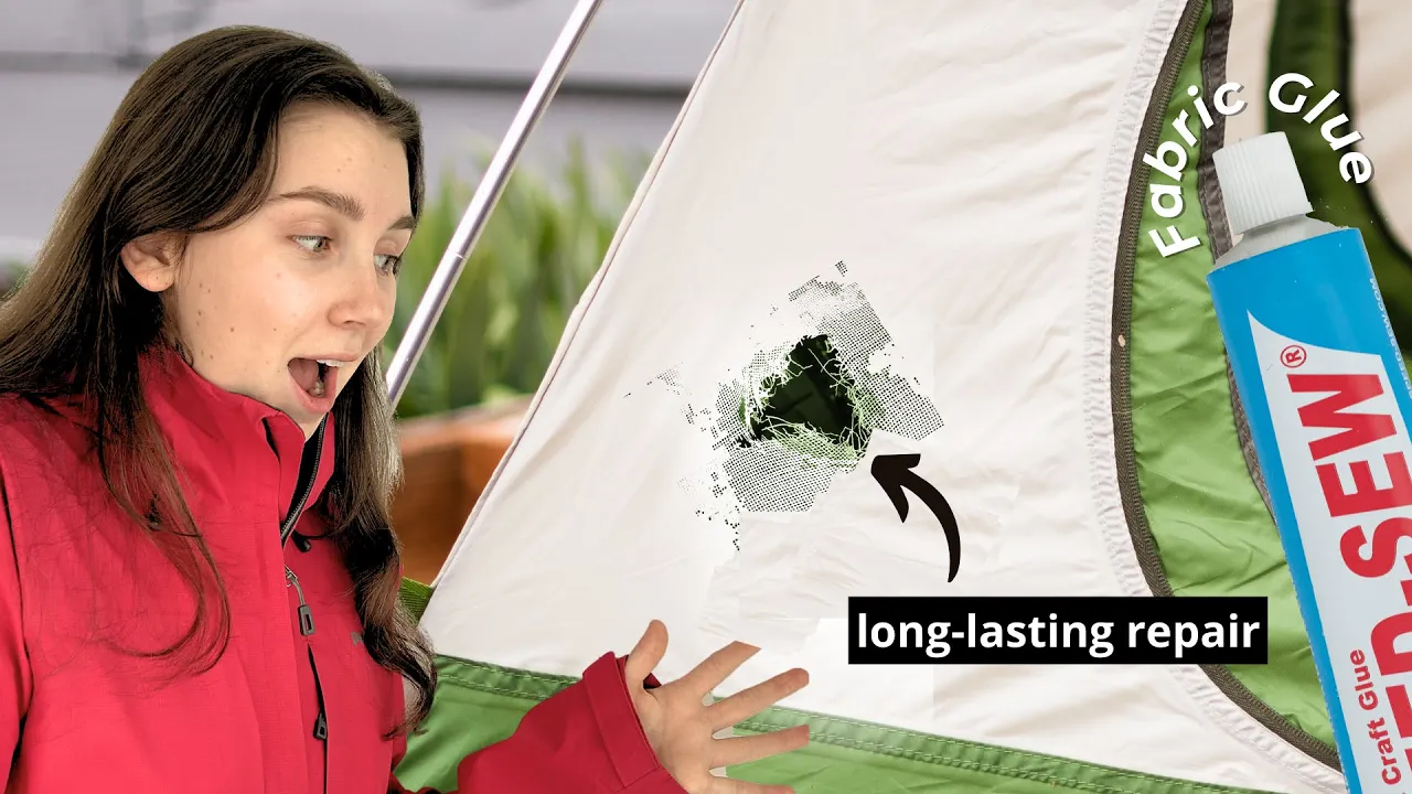 How to Repair a Rip in a Tent - Speed-Sew Premium Fabric Glue