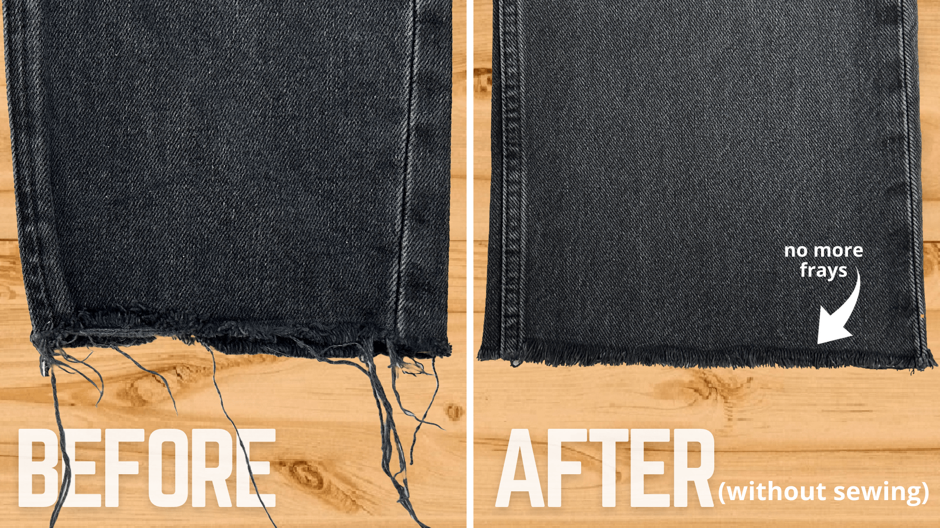 Stop Your Jeans from Fraying - Speed-Sew Premium Fabric Glue